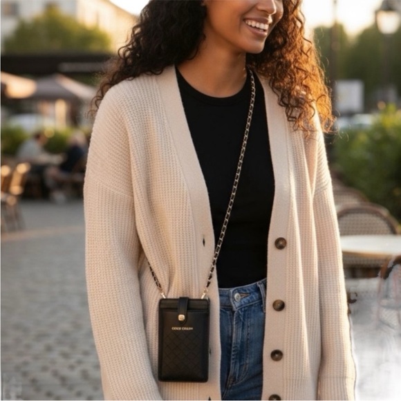 CHANEL | Cell Phones & Accessories | Chanel Coco Crush Black Quilted ...